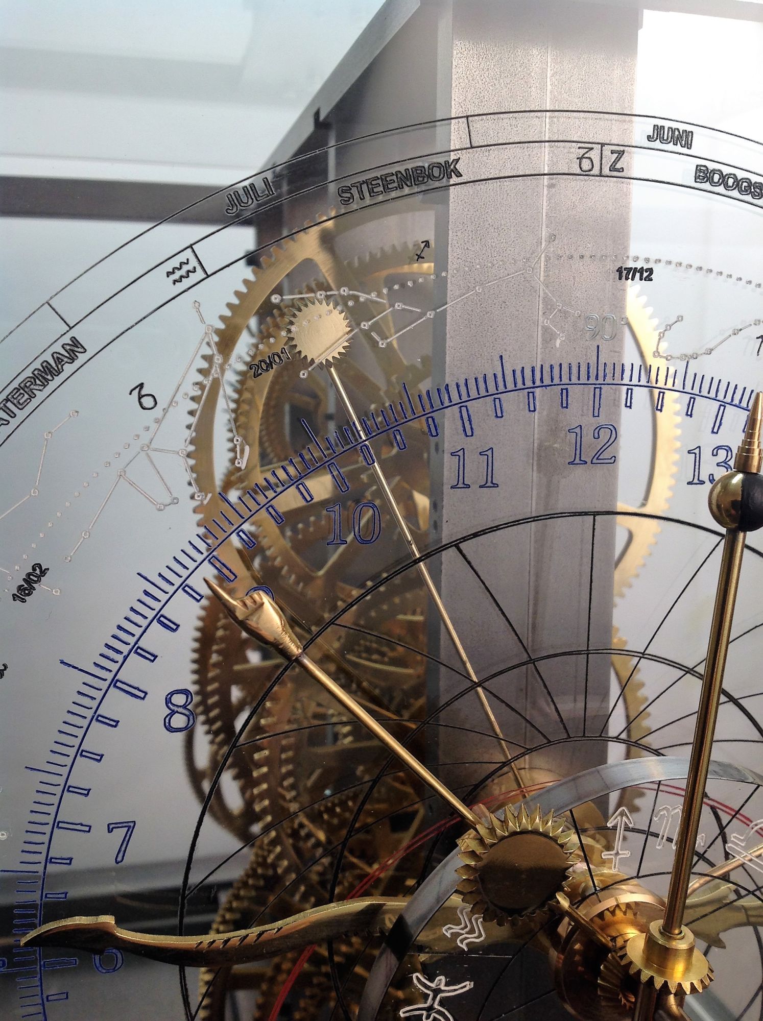 Astrolabium mit Sternzeichen